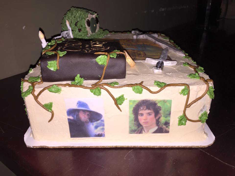 Lord of the Rings Birthday Cake Step-by-Step